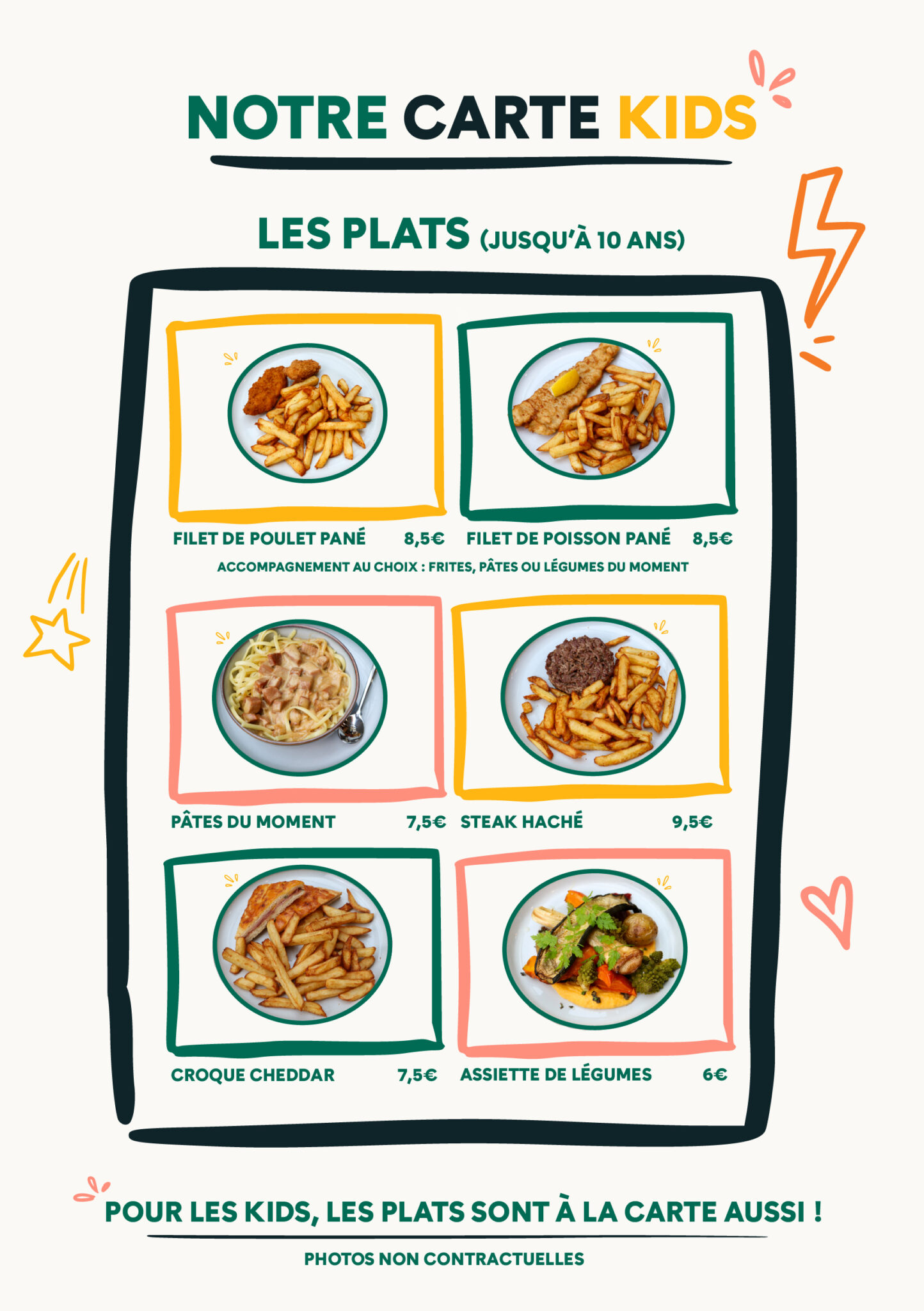 Notre carte – L'Estaminet de la Ferme aux Oies